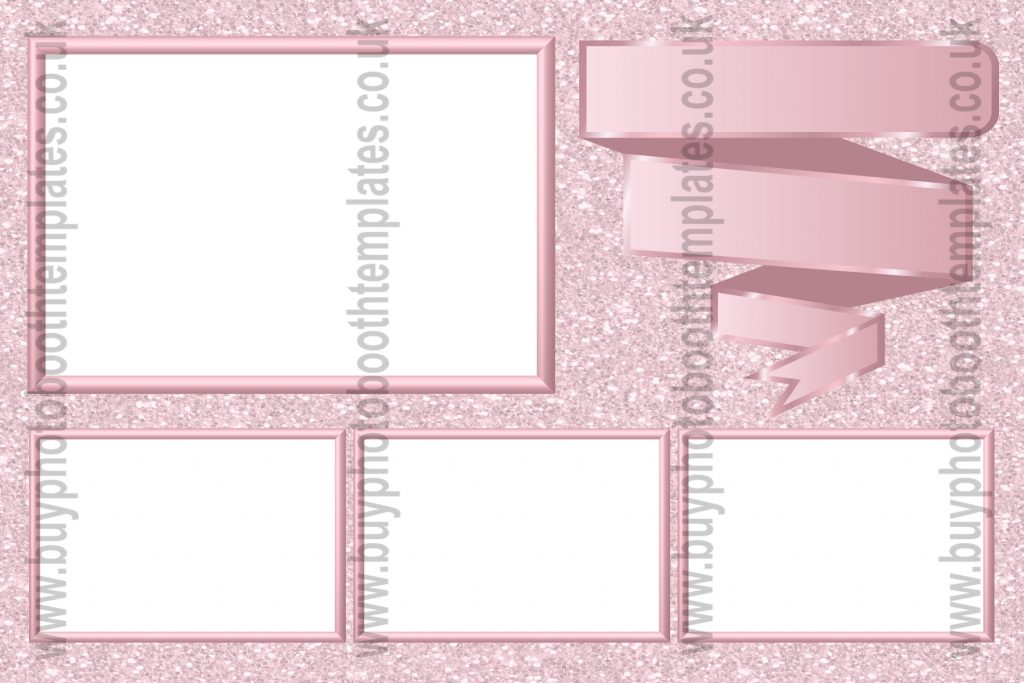 Pink 001 4 Picture – Photo Booth Templates